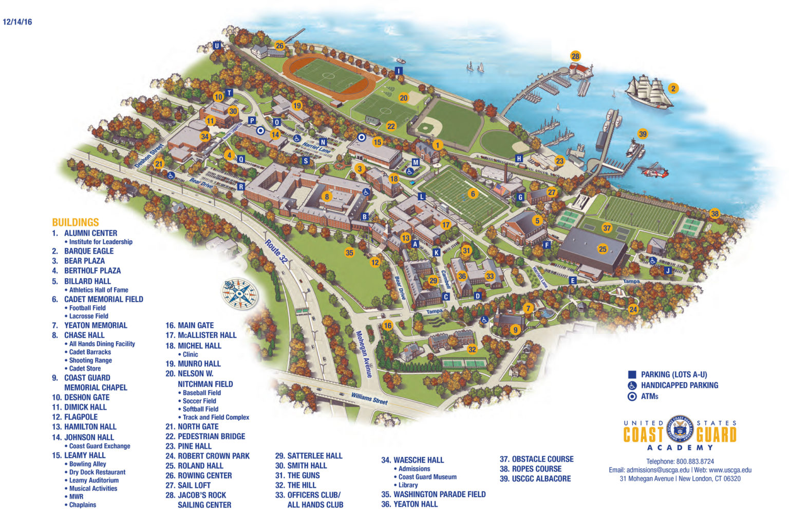 USCGA Campus Map | Appraiser's Press
